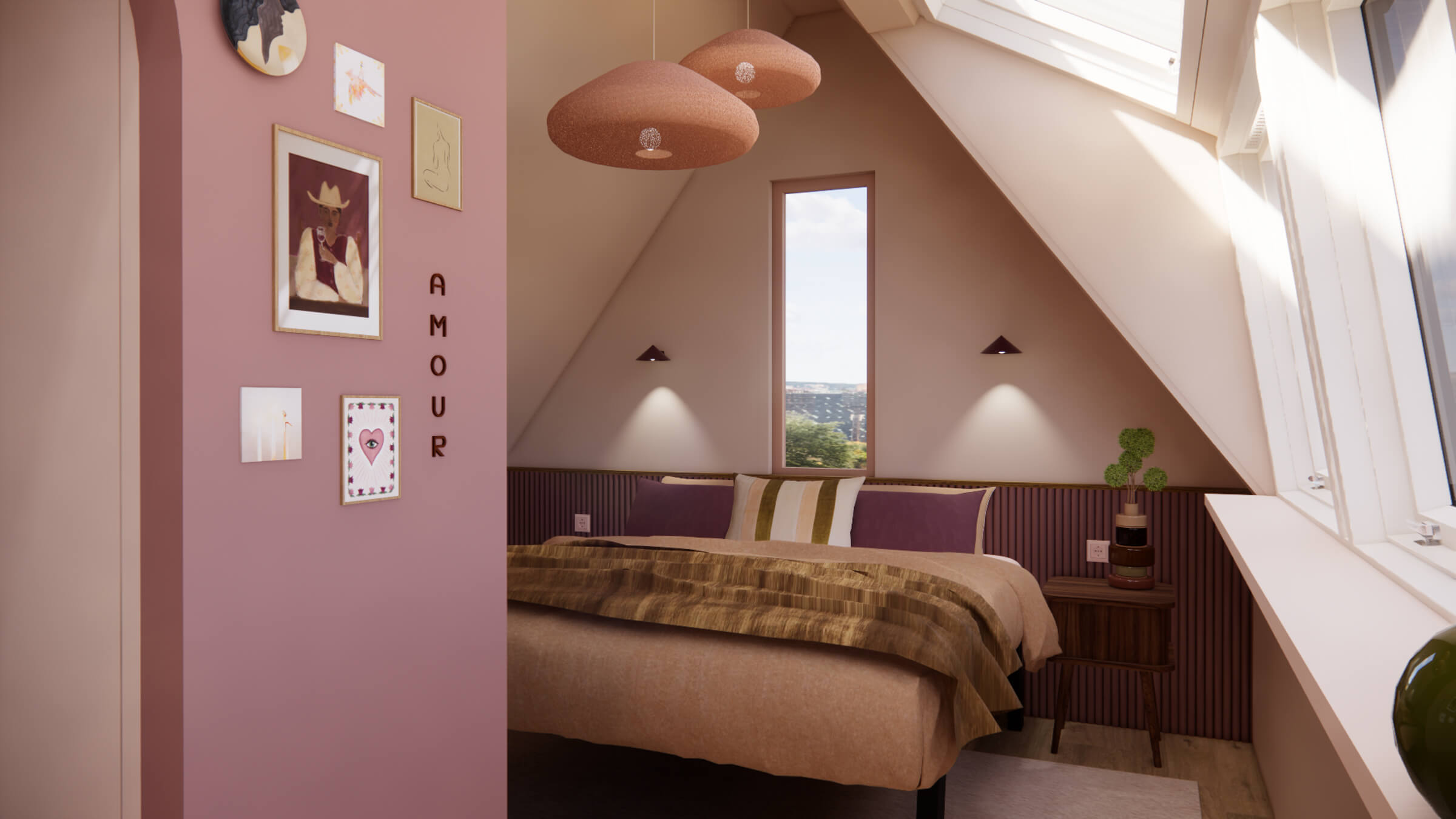 Interieurontwerp zolder met badkamer ensuite | De Lier | Gunsight